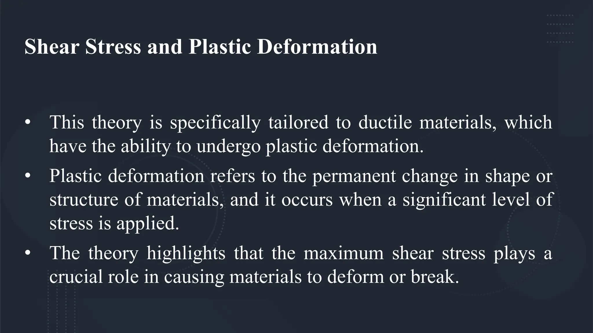 Max. shear stress theory-Maximum Shear Stress Theory Maximum ...