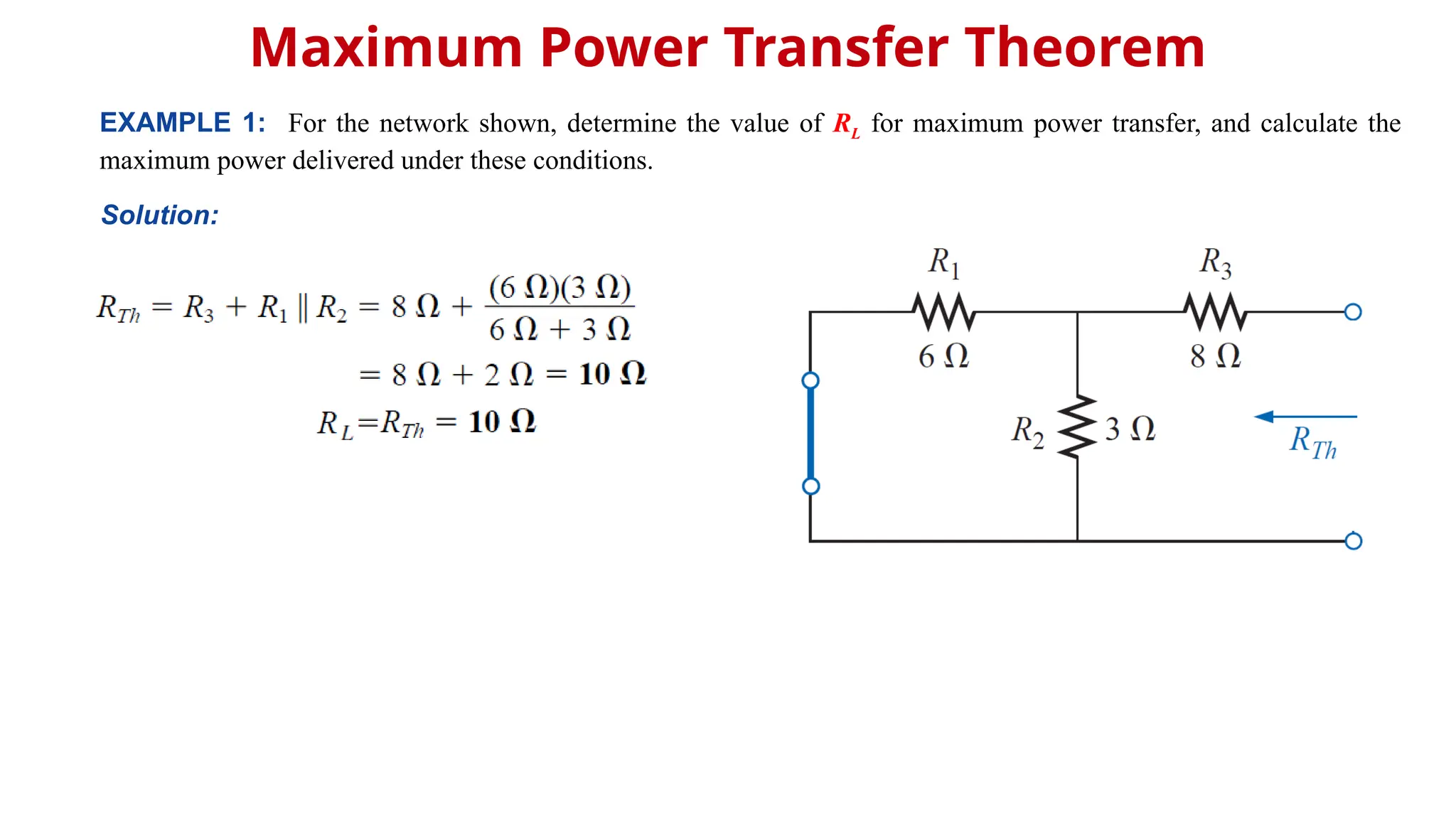 Maximum. power transfer theorem. pptx | PPTX | Technology & Computing