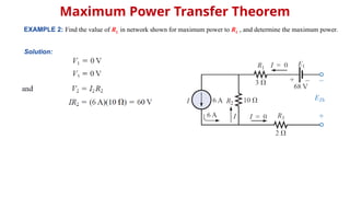 Maximum. power transfer theorem. pptx | PPT