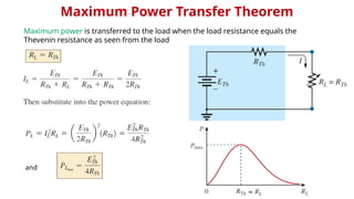Maximum. power transfer theorem. pptx | PPTX