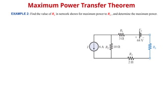 Maximum. power transfer theorem. pptx | PPTX