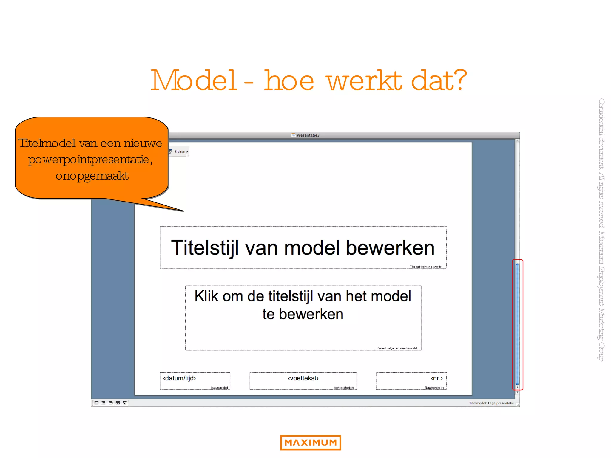 Handleiding Powerpoint presentatie - Model | PPT