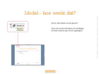 Handleiding Powerpoint presentatie - Model | PPT