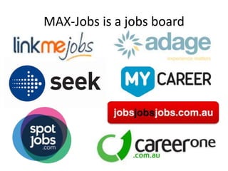 MAX-CONNECT launches MAX-Jobs | PPT