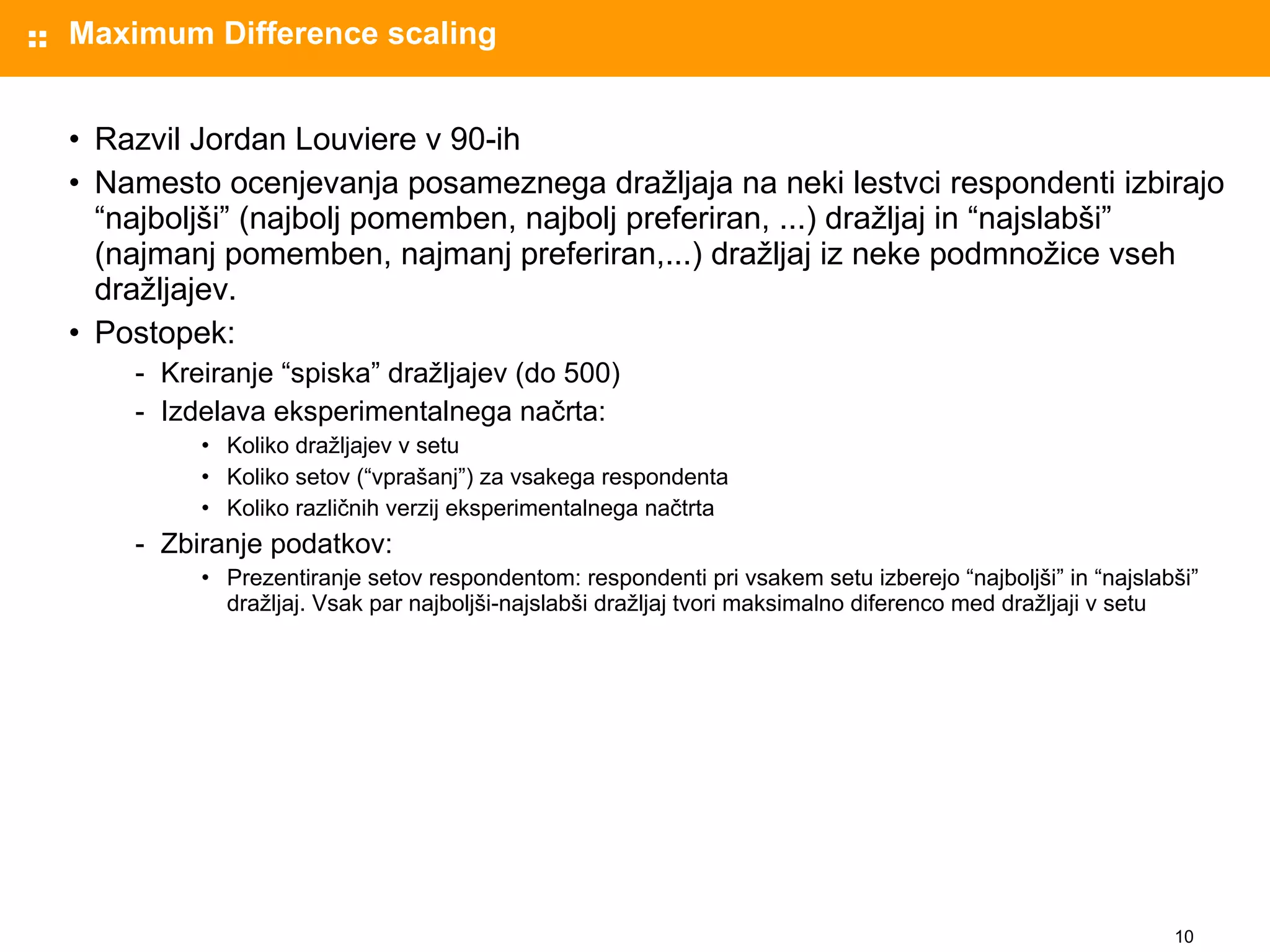 Maximum Difference Scaling | PPT