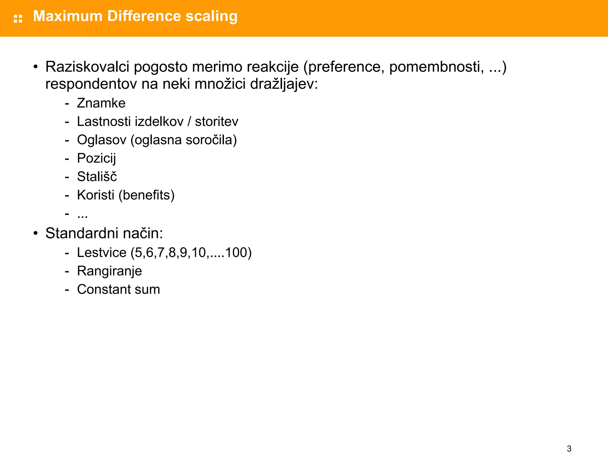 Maximum Difference Scaling | PPT