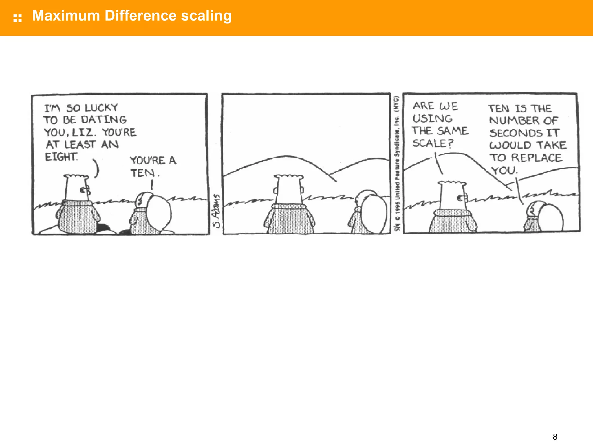 Maximum Difference Scaling | PPT