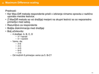 Maximum Difference Scaling | PPT