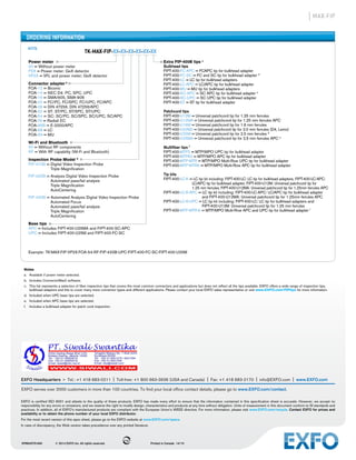 EXFO Brochure MAX-FIP | PDF