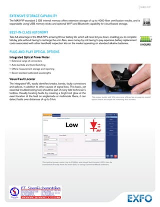 EXFO Brochure MAX-FIP | PDF