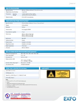 EXFO Brochure MAX-FIP | PDF