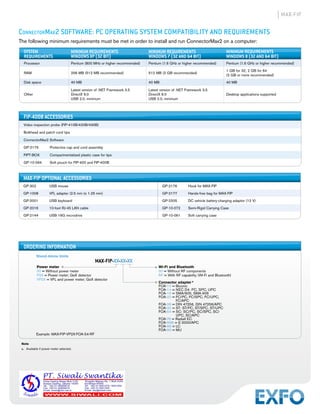 EXFO Brochure MAX-FIP | PDF