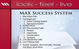 Max Gxl Comp Plan | PPT