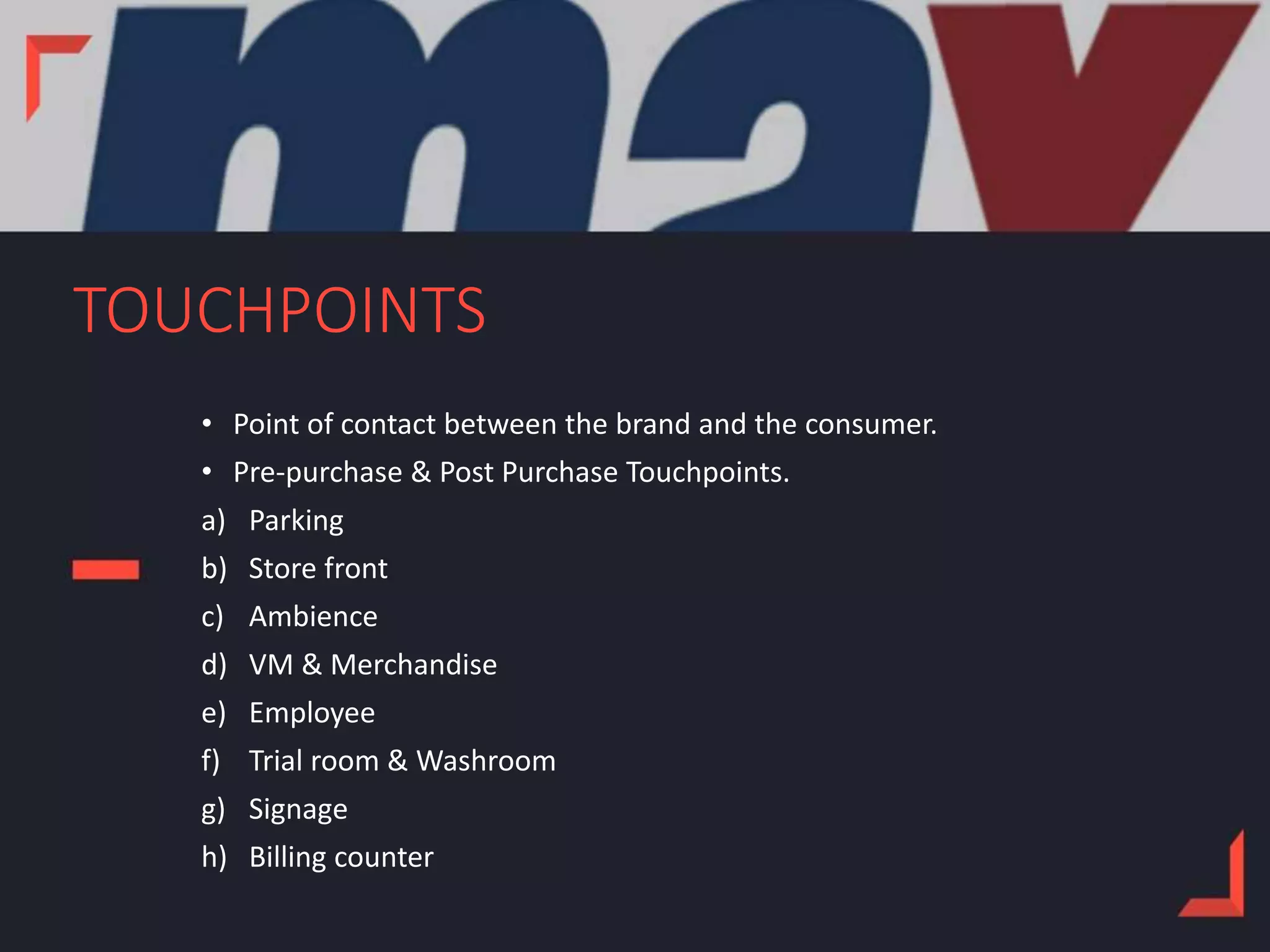 Max - retail touchpoints | PPTX
