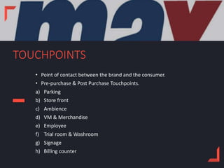 Max - retail touchpoints | PPTX