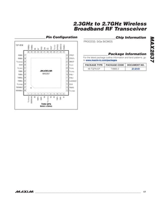 Max2837 hackrf | PDF | Digital Audio | Computer Software and Applications