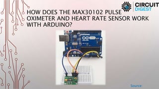 Discover how to easily measure heart rate and blood oxygen levels using the MAX30102 oximeter ...