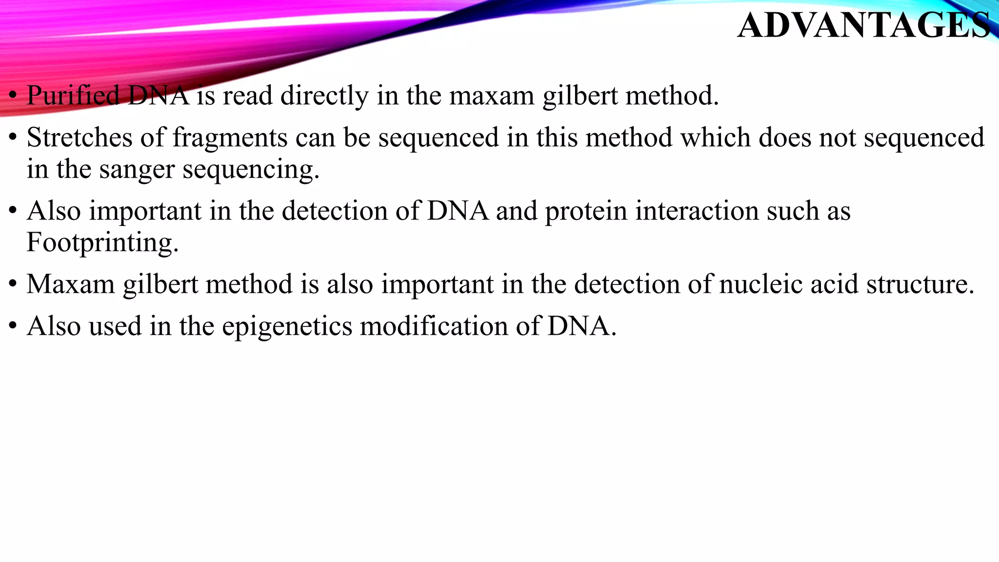 Maxam and gibert dna sequencing | PDF