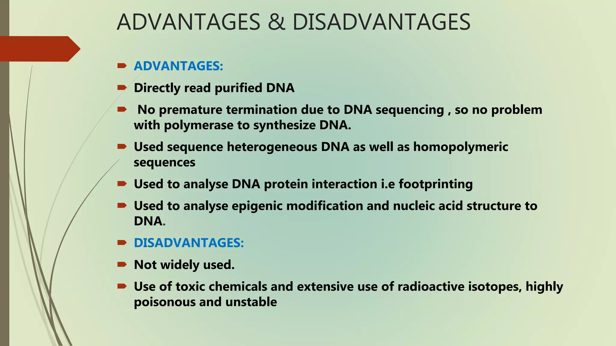 Maxam gilbert sequencing method | PPTX