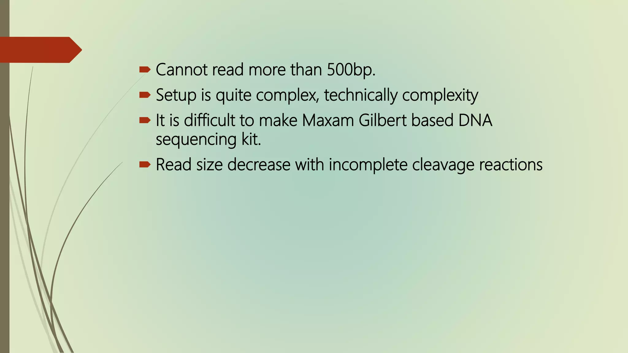 Maxam gilbert sequencing method | PPTX