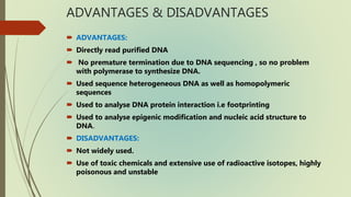 Maxam gilbert sequencing method | PPTX