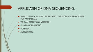 Maxam gilbert sequencing method | PPTX