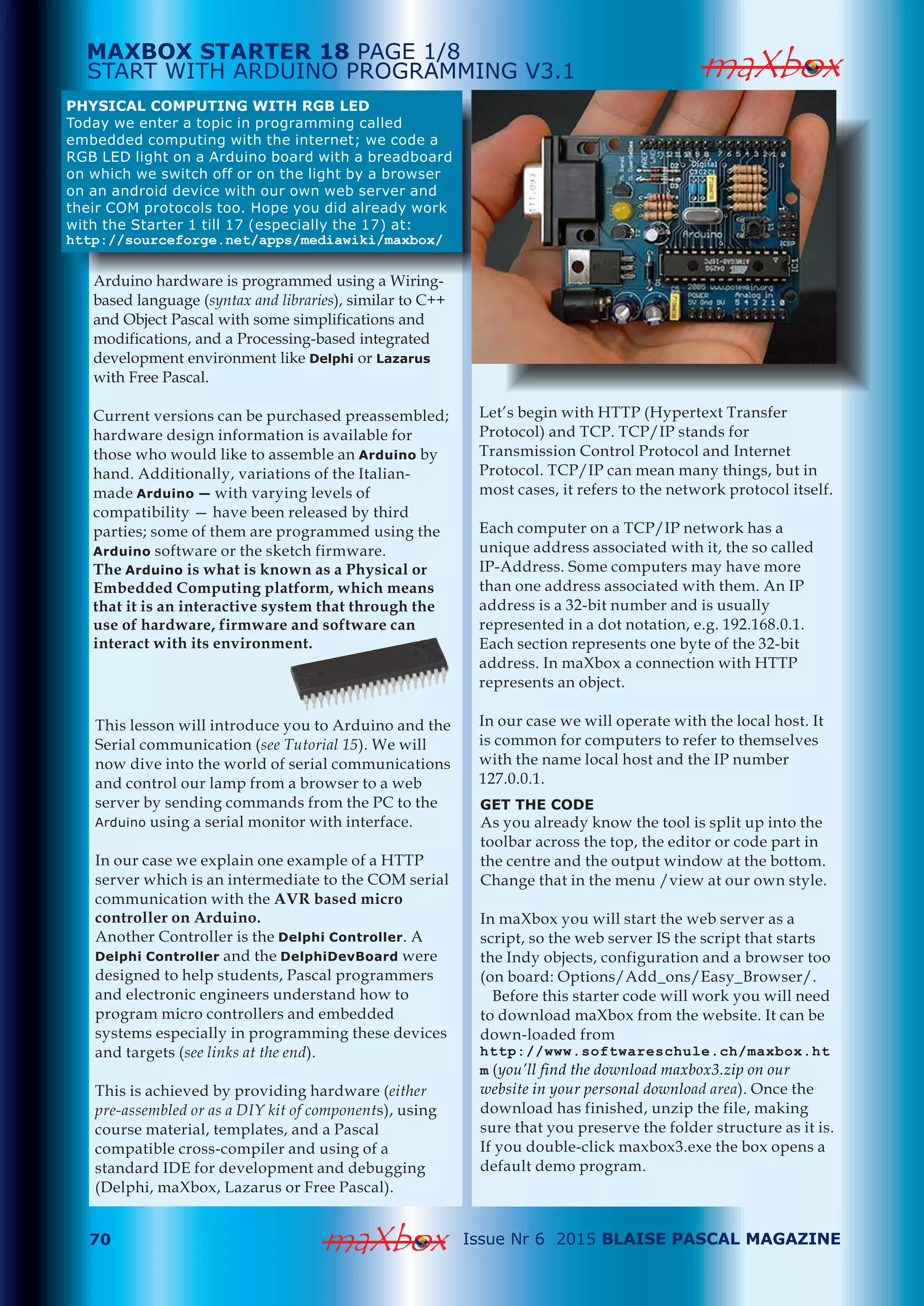 maXbox_Arduino_Pascal_Magazine | PDF