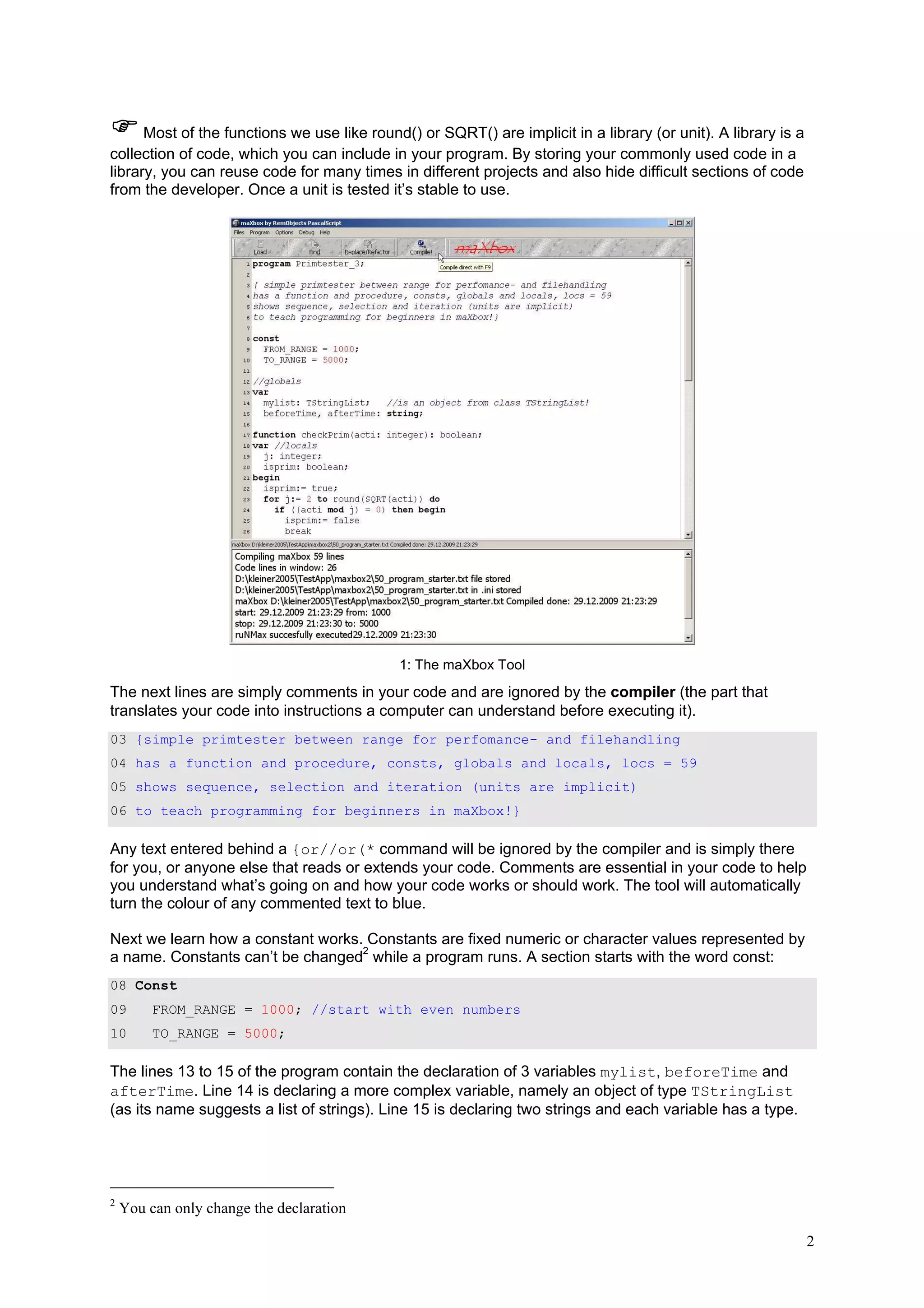 Maxbox starter | PDF