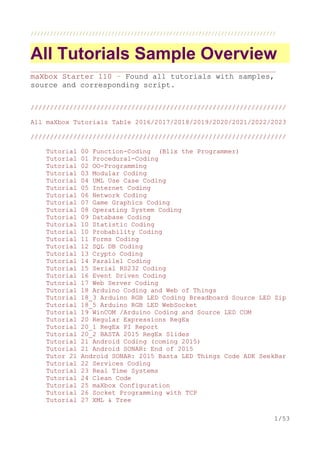 maxbox_starter110 overview collection | PDF