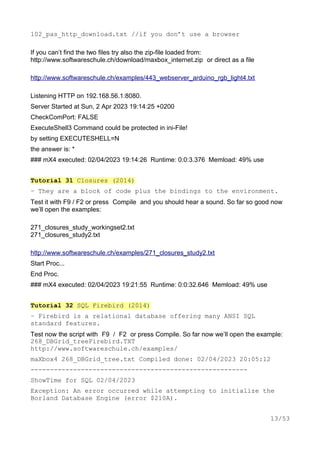 maxbox_starter110 overview collection | PDF