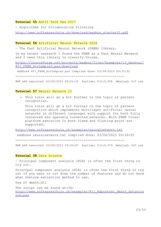 maxbox_starter110 overview collection | PDF