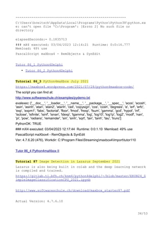 maxbox_starter110 overview collection | PDF
