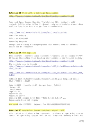 maxbox_starter110 overview collection | PDF