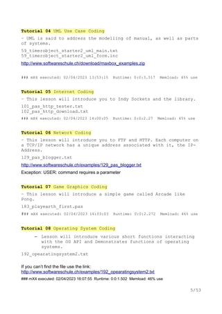 maxbox_starter110 overview collection | PDF