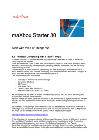 maXbox starter30 Web of Things | PDF