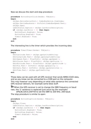 maXbox starter 34 GPS Tutorial | PDF
