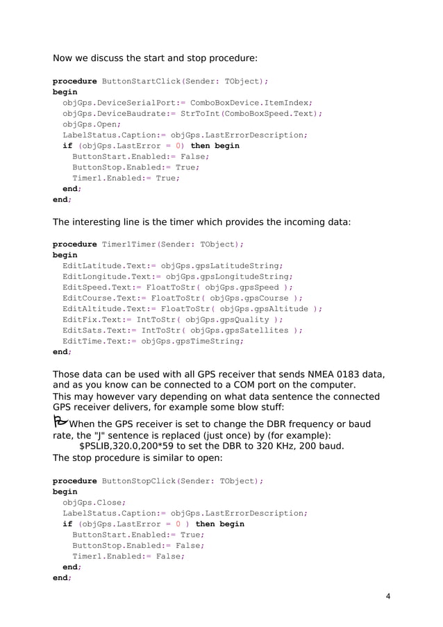 maXbox starter 34 GPS Tutorial | PDF