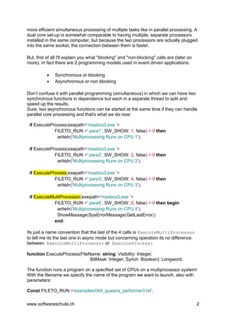 maXbox Starter 42 Multiprocessing Programming | PDF | Operating Systems | Computer Software and ...