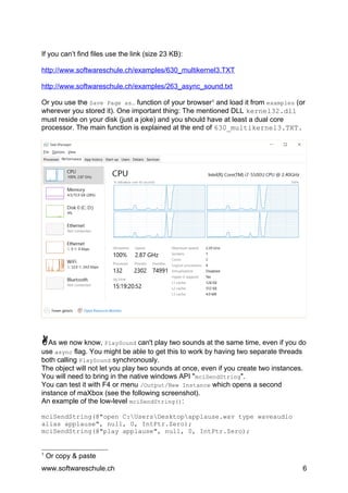 maXbox Starter 42 Multiprocessing Programming | PDF | Operating Systems | Computer Software and ...