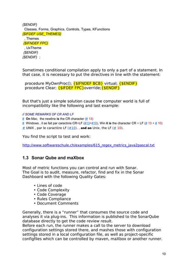 maXbox Starter 43 Work with Code Metrics ISO Standard | PDF