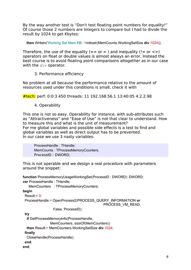 maXbox Starter 43 Work with Code Metrics ISO Standard | PDF