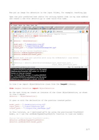 maXbox starter75 object detection | PDF