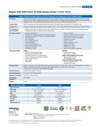 Adaptec’s maxCache™ 3.0 Read and Write SSD Caching Solution | PDF
