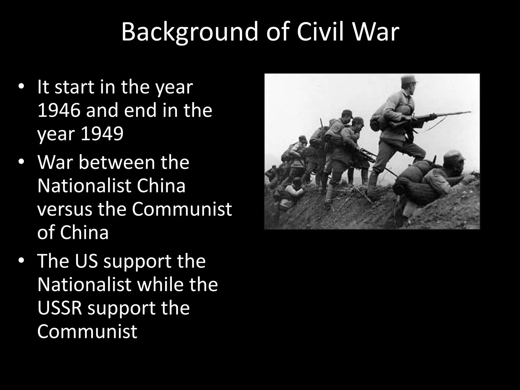Max chinese civil war | PPTX