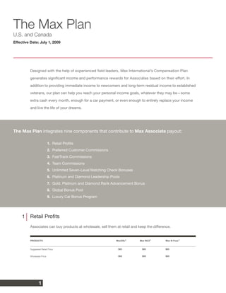 Max Pay Plan USA Canada | PDF