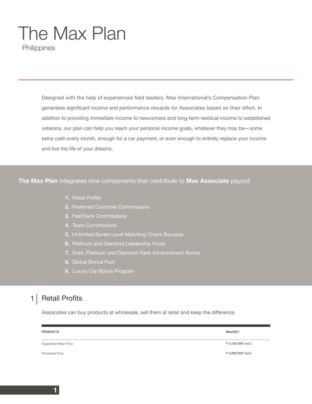 Max Pay Plan Philippines | PDF