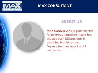 Max consultant | PPT