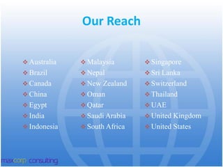 MaxCorp Capabilities Overview 2017 | PPT