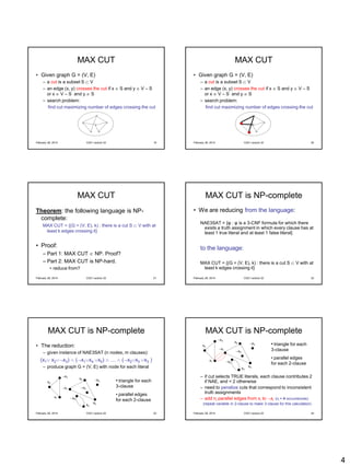 Max cut | PDF