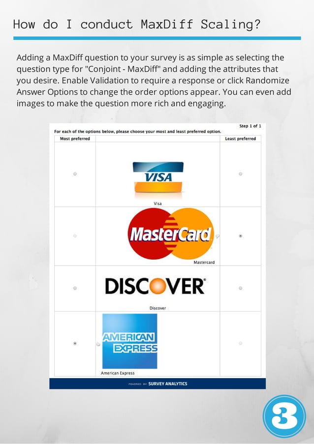 Guide: MaxDiff | PDF